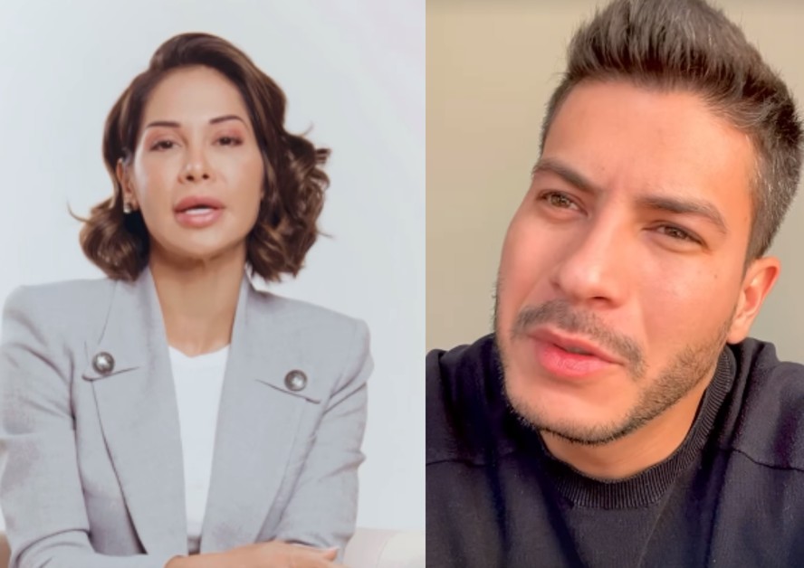 Arthur Aguiar e namorada rebatem acusações de Maíra Cardi após polêmica