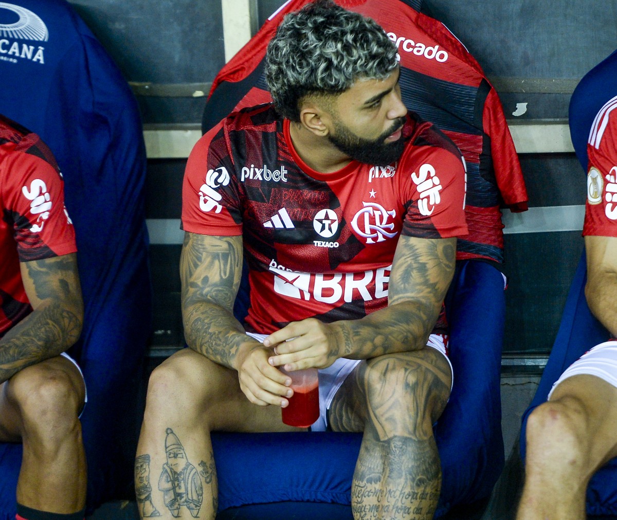 Gabigol desfalca o Flamengo na última rodada do Brasileiro e só volta