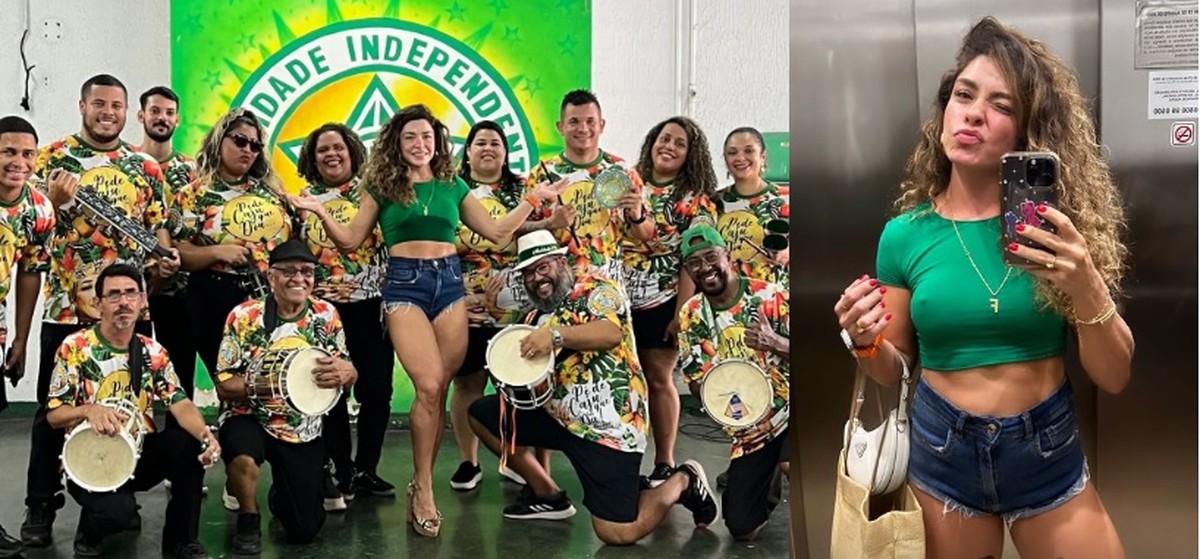 Rainha da Mocidade e esposa de bicheiro Fabíola de Andrade fala de
