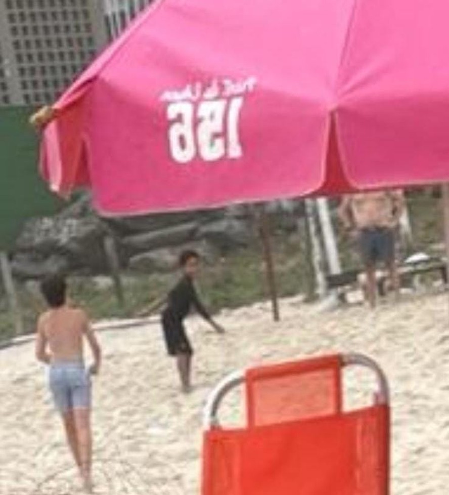 Caso Édson Davi Novas imagens mostram menino brincando na praia antes