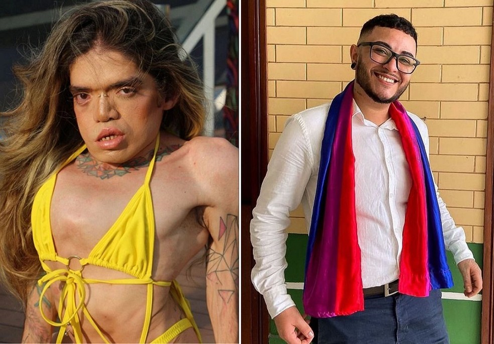 Leandrinha Du Art posa namorado também trans em momento íntimo