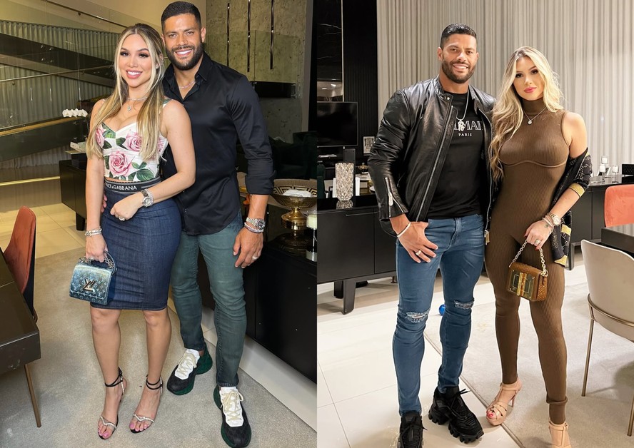 Jogador Hulk parabeniza mulher por aniversário e se declara: 'Meu porto ...