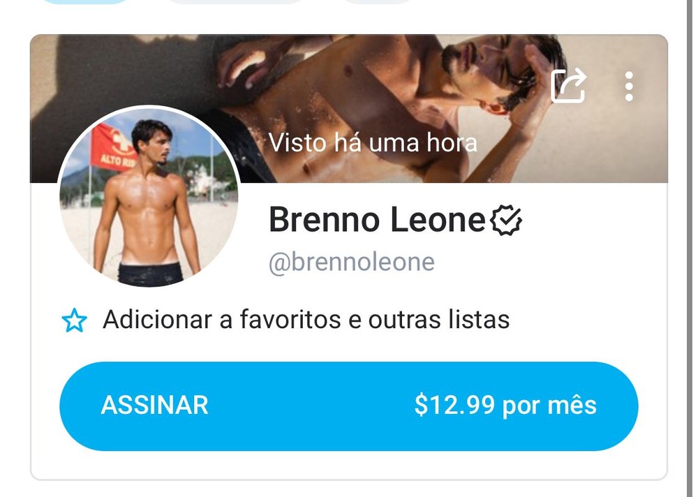 Ex-galã de 'Malhação', Brenno Leone cria perfil no OnlyFans