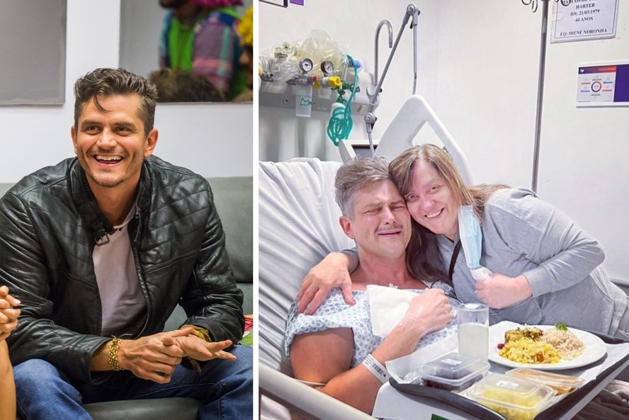 Ex-BBB Marcos Harter se emociona ao receber transplante de rim de paciente