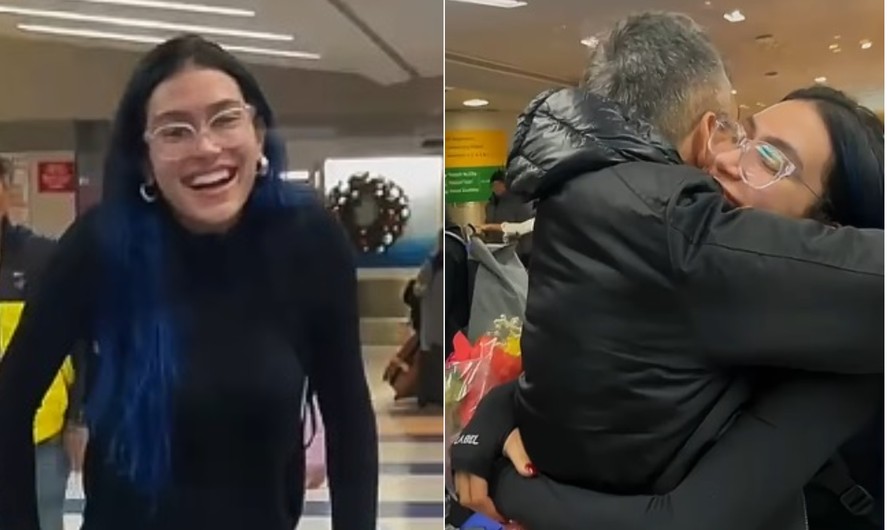 Unna X, do 'Estrela da casa', reencontra a família nos EUA após 189 ...