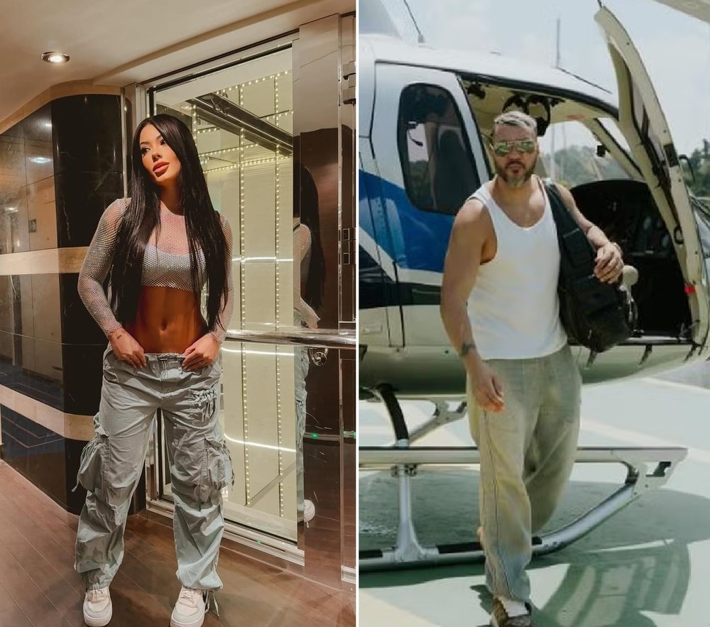 Belo esteve com Ray Figliuzzi, seu novo affair, em navio de Ludmilla e ...