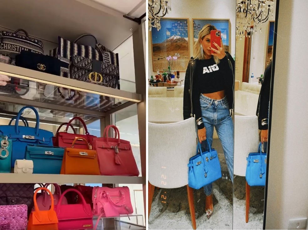 Uma das maiores compradoras de Birkin no Brasil, Flavia Pavaneli nem ...