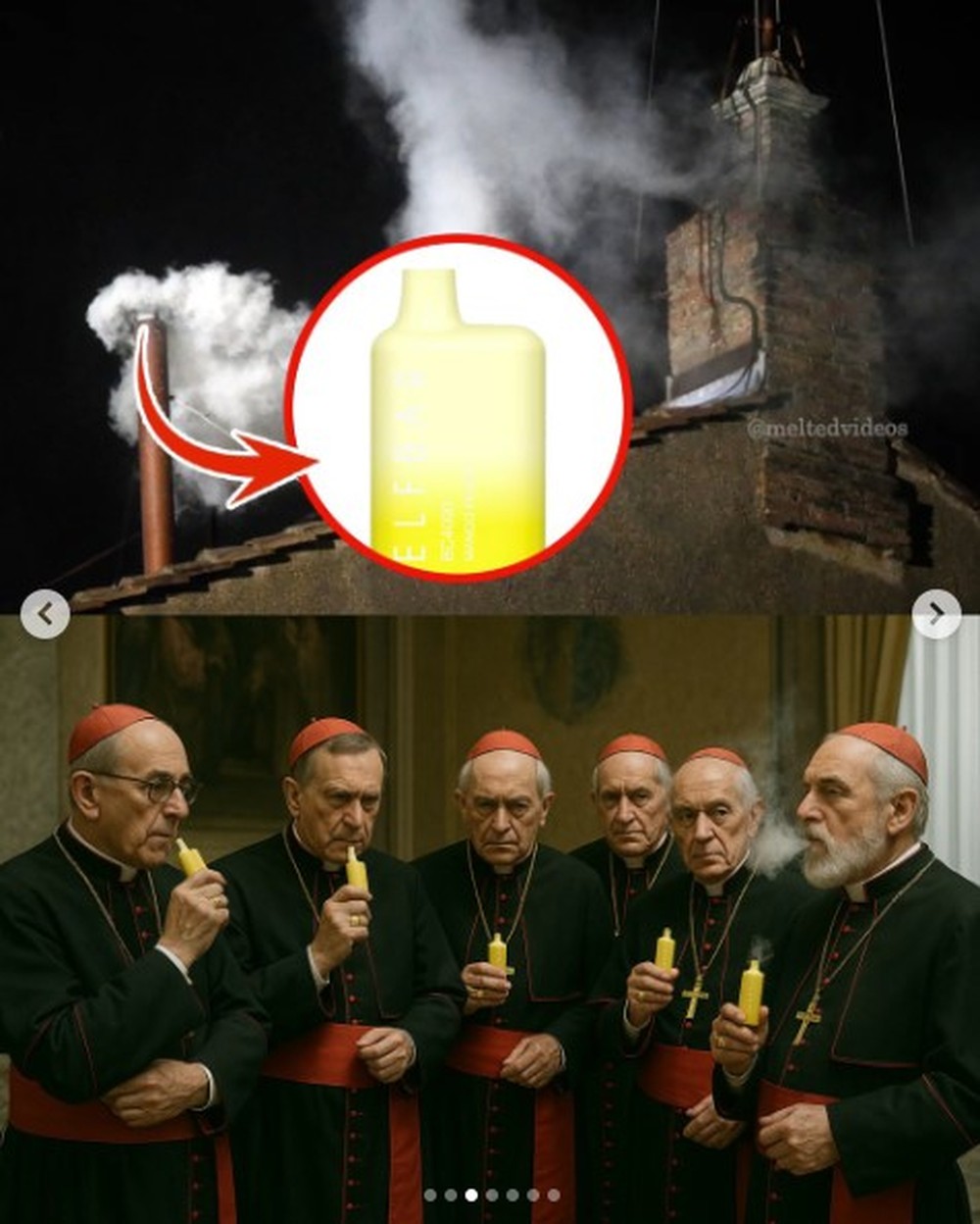 Churrasco, vape, ‘BBB’ e mais; conclave inspira memes nas redes sociais