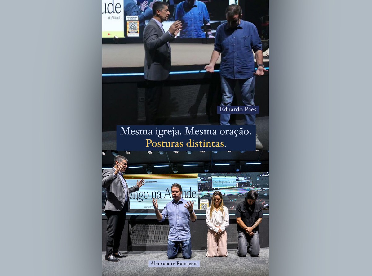 Apoiadores de Ramagem compartilham foto comparando postura do candidato ...