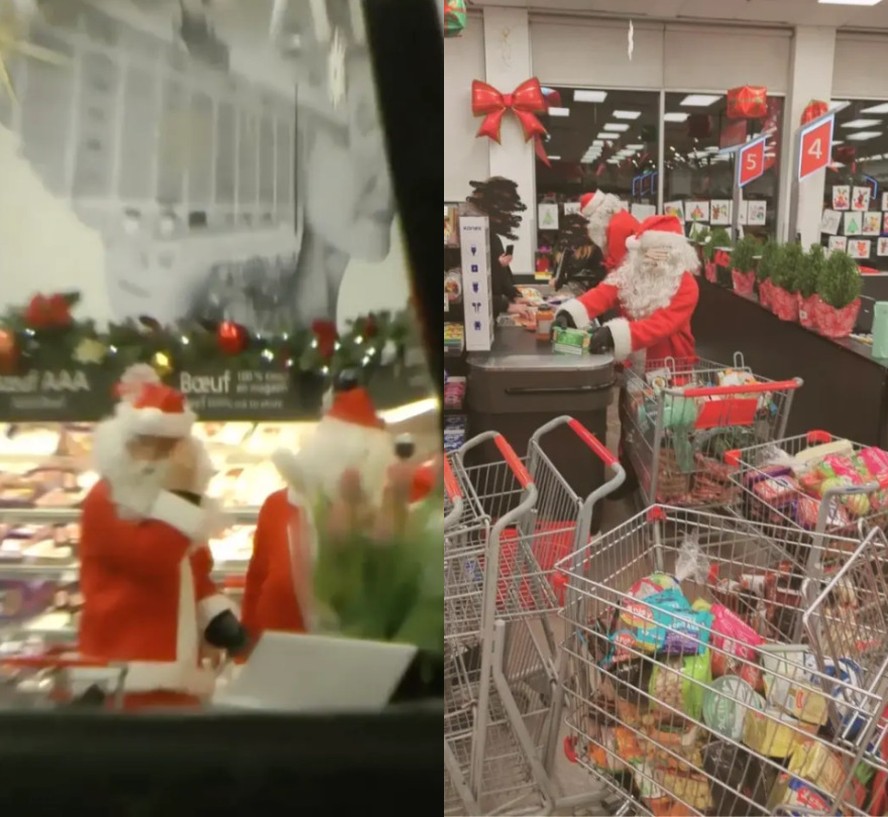 Grupo vestido de Papai Noel invade supermercado e leva R$ 16 mil em ...