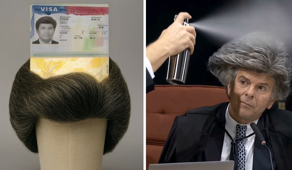 É peruca? Cabelo de ministro Luiz Fux vira meme nas redes sociais