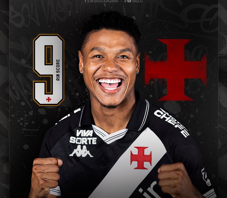 Vasco anuncia Matheus França, ex-Crystal Palace