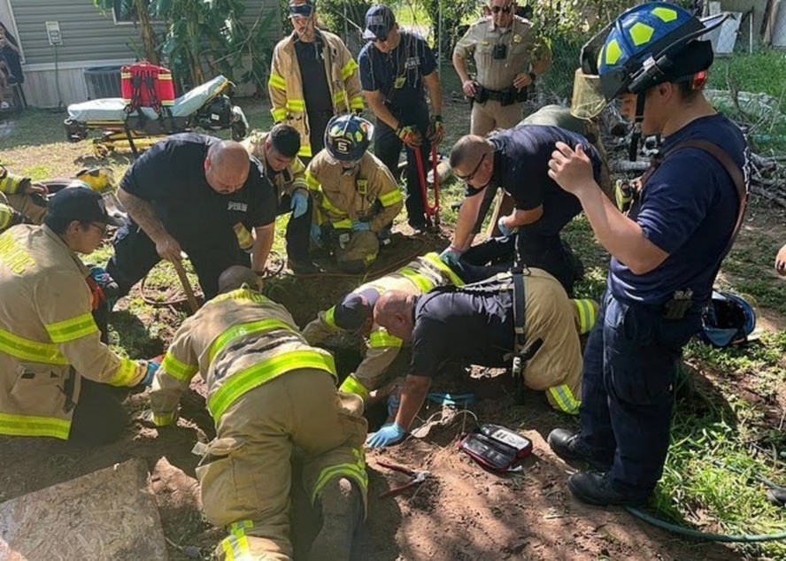 Homem é encontrado preso em fossa séptica após gritar por ajuda ...