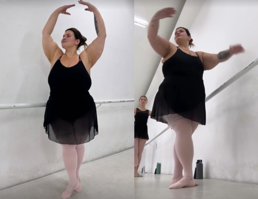 Thais Carla volta a fazer aulas de balé após perder mais de 60kg com ...