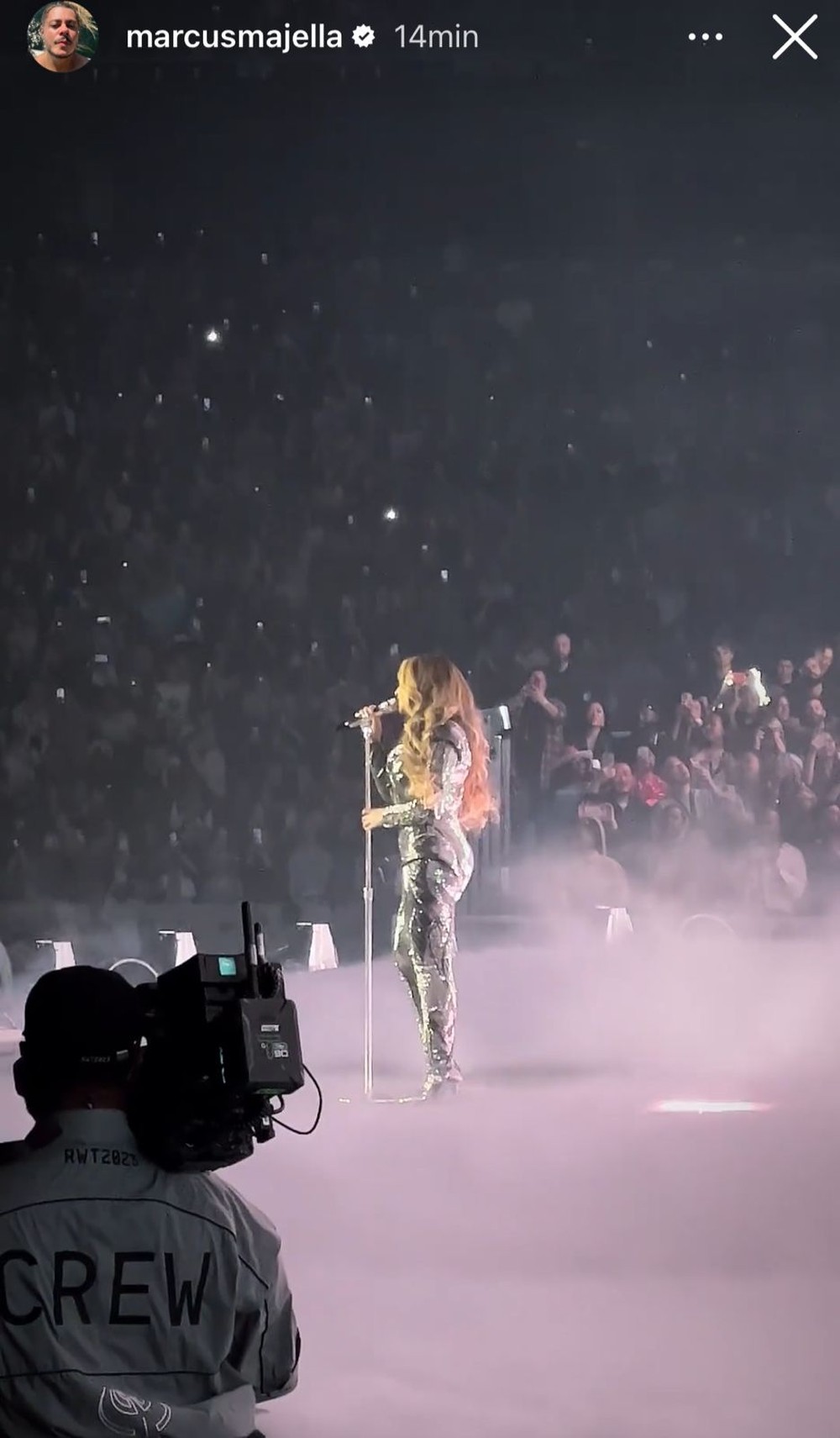 Marcus Majella paga R$ 15 mil em ingresso para ver show de Beyoncé de cima do palco: 'Me ...