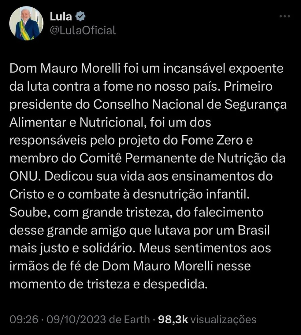 Morre Dom Mauro Morelli, bispo emérito de Duque de Caxias