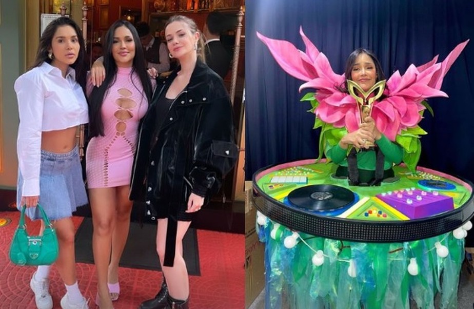 Após vencer o 'The masked singer', Flay reúne ex-BBBs em comemoração ...