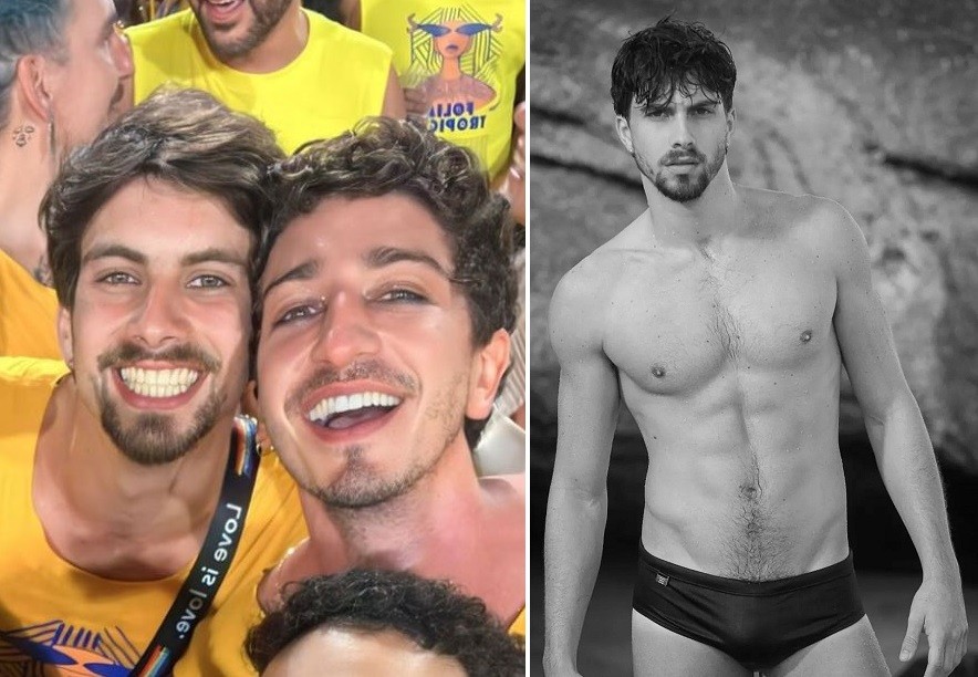 Johnny Massaro vive romance com ator que conheceu em série