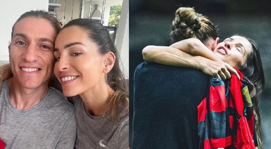 Mulher de Filipe Luis cita 'montanha russa' desde que ele virou técnico ...