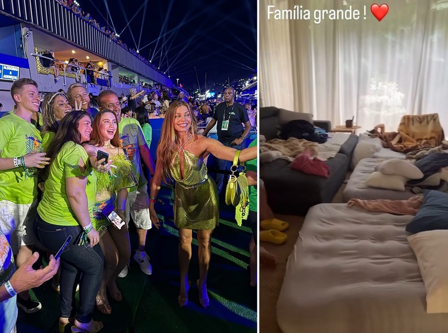 Grazi Massafera improvisa puxadinho em casa para acomodar família do Paraná que passa carnaval ...