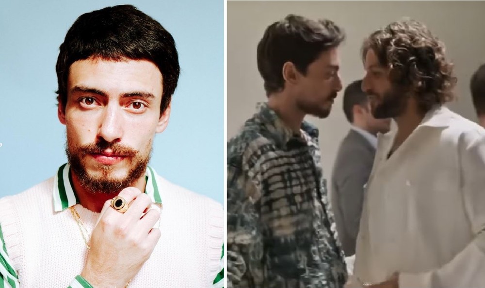 Gabz e Jaffar Bambirra, o Iberê de 'Mania de você', dão beijão após assumirem namoro