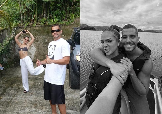 Vivendo romance com Jade Picon, André Lamoglia investe e posa com atriz ...