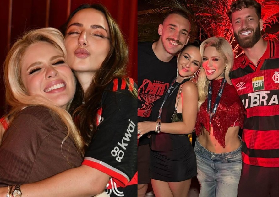 Deslocada entre 'Flaesposas', Karoline Lima se une a mulher de zagueiro e inaugura grupo das ...