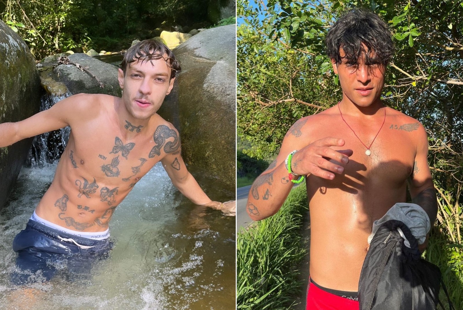 Irmão de MC Cabelinho exibe alianças com o namorado, tio de Tata Werneck