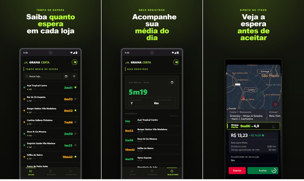 Entregador cria aplicativo que mede tempo de espera para retirar ...
