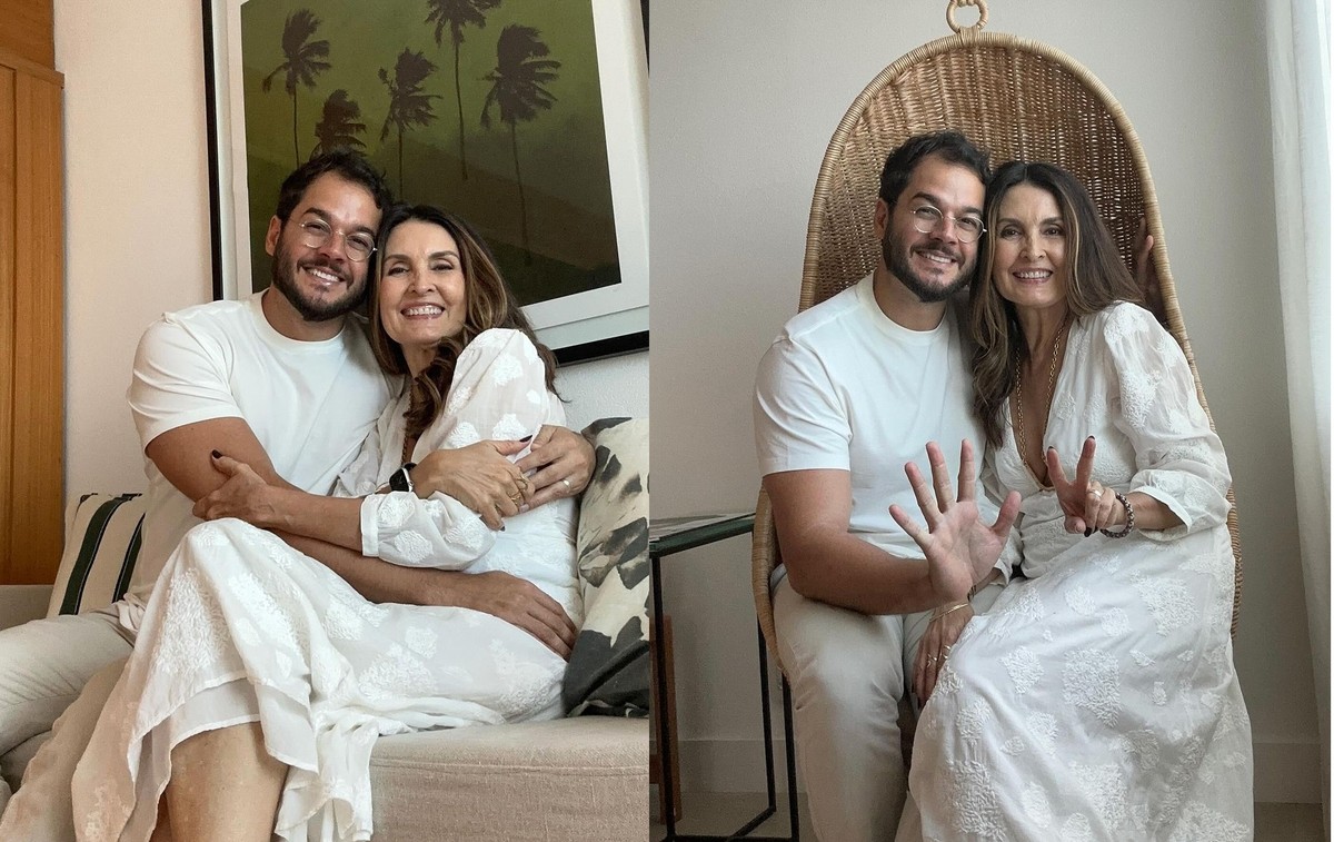 Fátima Bernardes e Túlio Gadelha celebram sete anos de namoro: 'Tempo ...