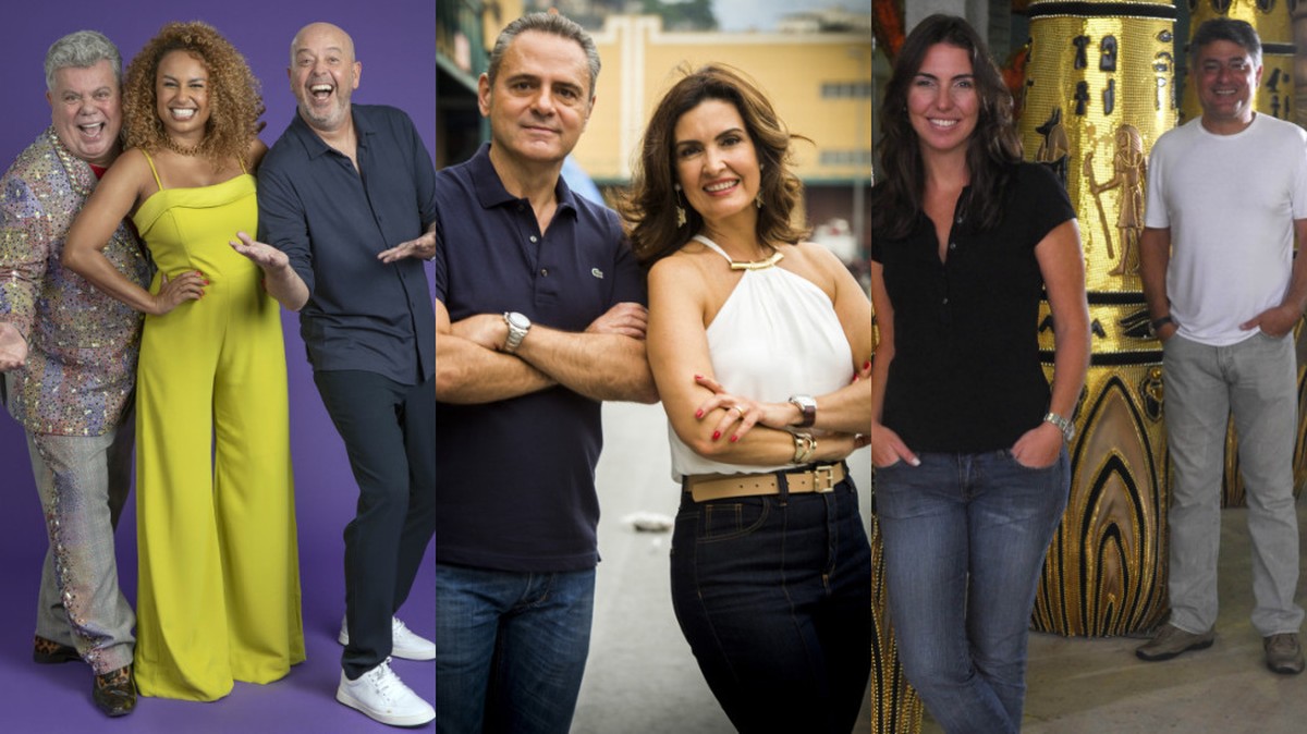 Milton Cunha, Alex Escobar e Karine Alves comandam o Carnaval da Globo: relembre quem mais já ...