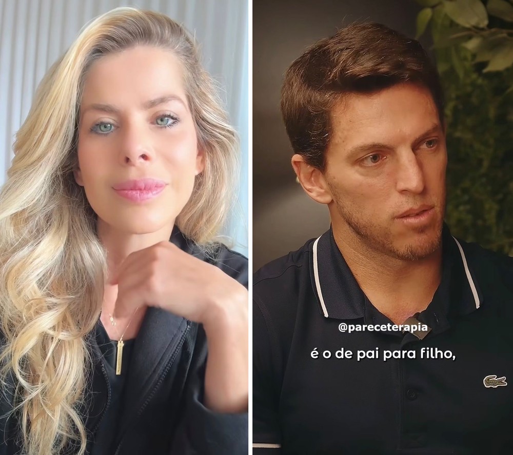 Ex de Karina Bacchi, Amaury Nunes aparece pela primeira vez com a nova ...