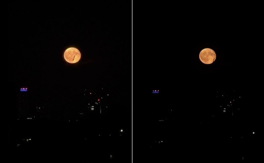Mistério no céu de Londres: objeto misterioso se destaca diante de lua ...