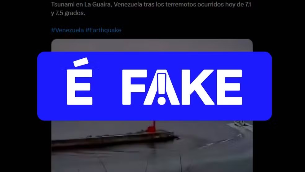 Veja o que é #FATO e o que é #FAKE do terremoto na Venezuela