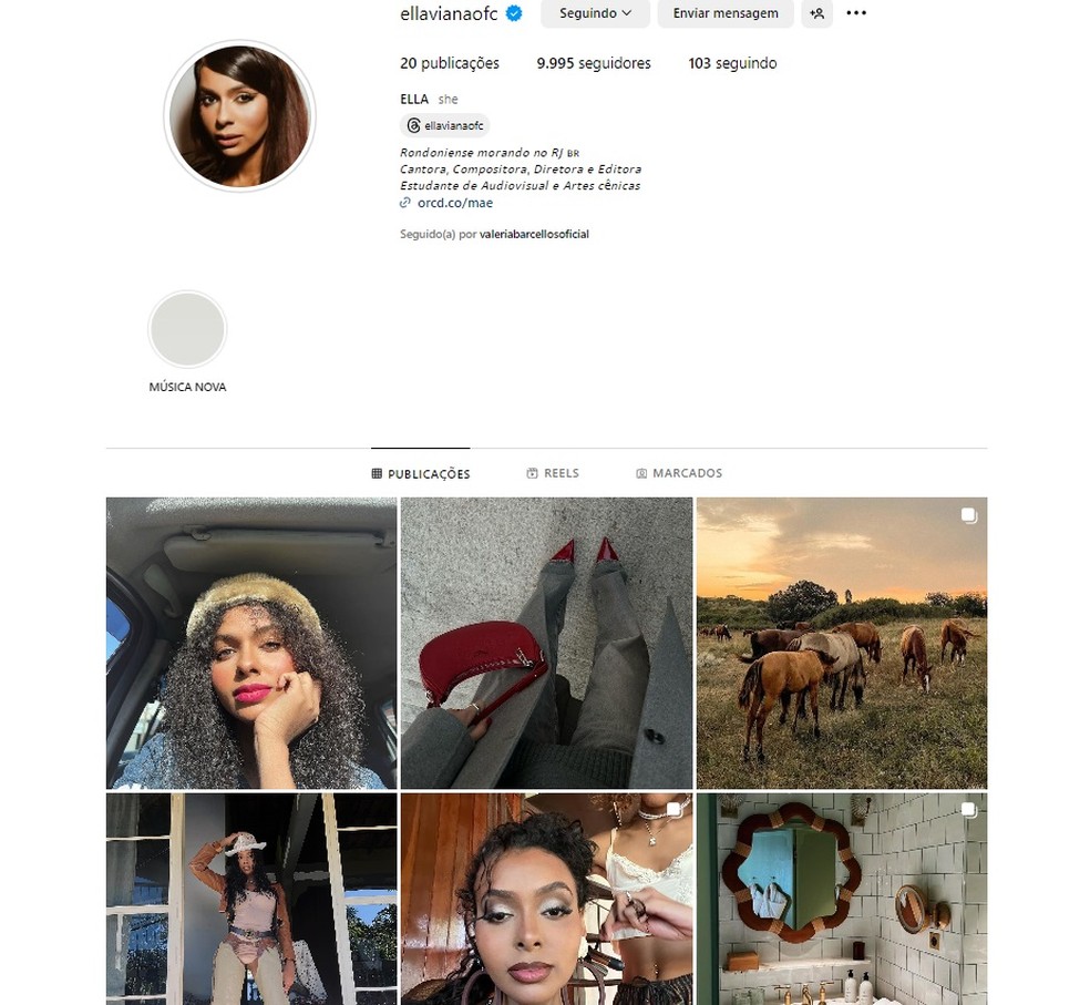 Cantora Ella processa Instagram após ter contas removidas e aponta ...