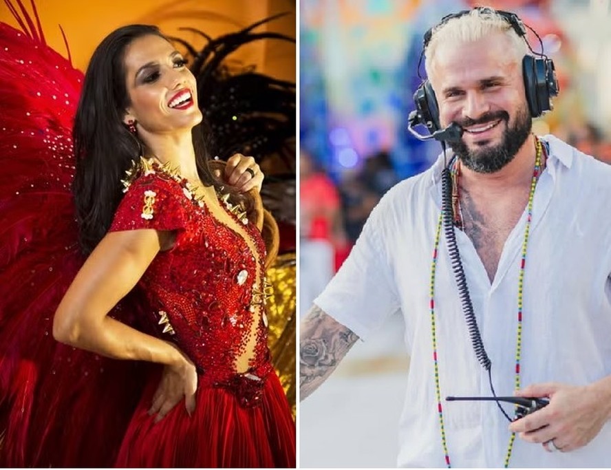 Em meio a rumores de affair com chefão da Viradouro, porta-bandeira do ...