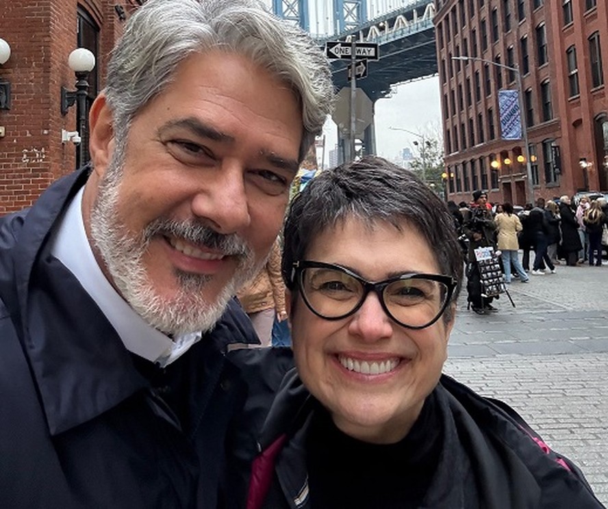 William Bonner e Sandra Annenberg vão a Nova York para gravar o ‘Globo ...