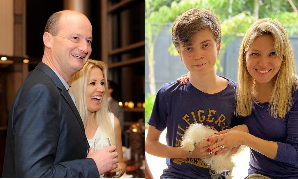 Patricia De Sabrit volta para o Brasil com o marido francês e o filho de 16 anos