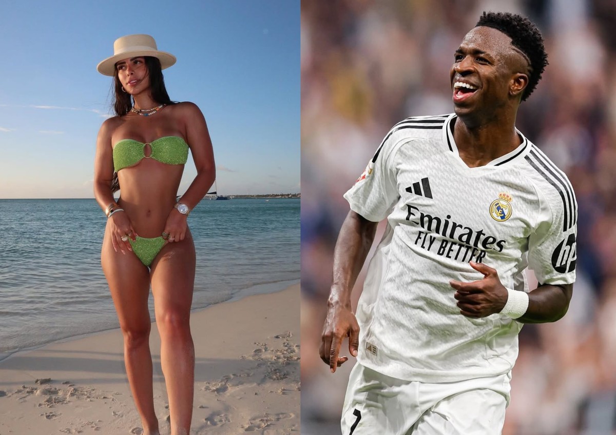 Ex-affair de Neymar, modelo espanhola é apontada como novo romance de Vini Jr.