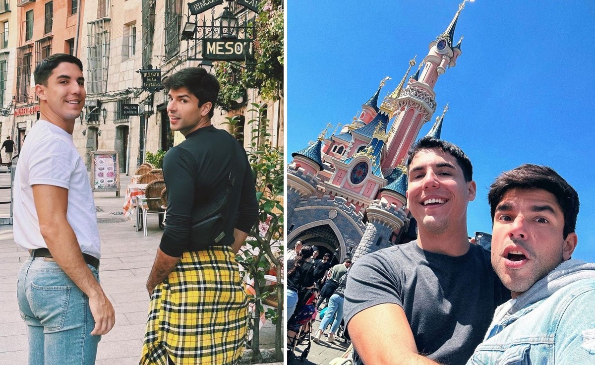 No ar em 'Vai na fé', Diego Montez curte viagem romântica com namorado ...