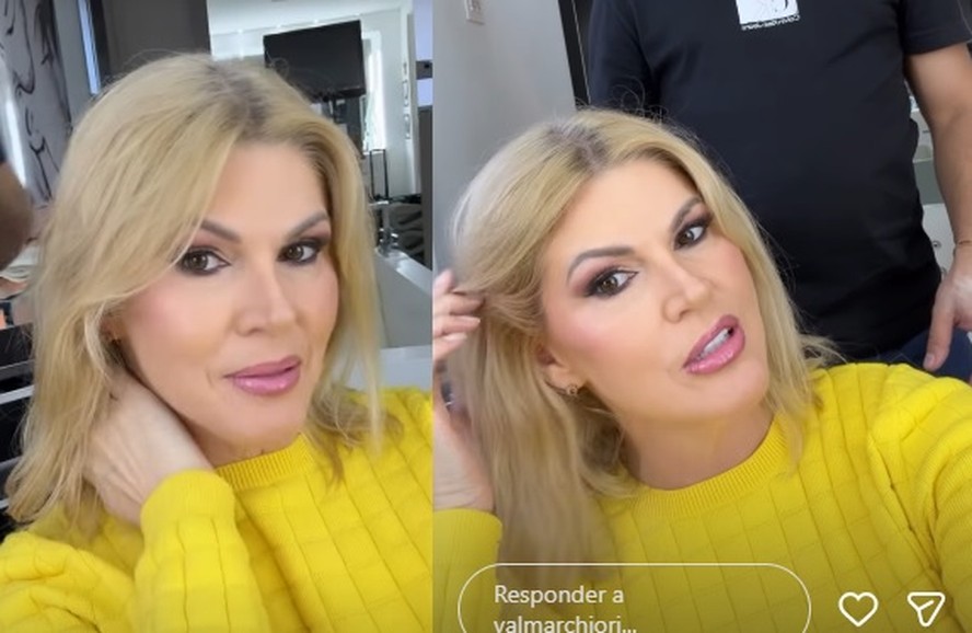 Em tratamento contra o câncer, Val Marchiori lamenta queda de cabelo ...