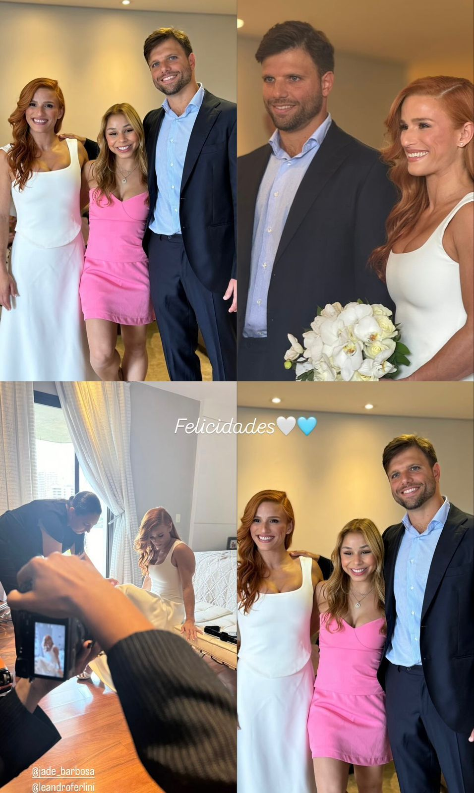 Jade Barbosa se casa com administrador em cerimônia íntima e presença ...