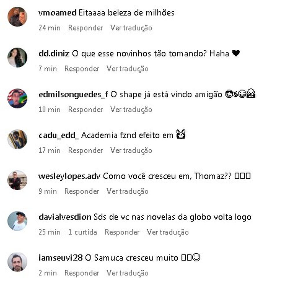 Filho de Grazi Massafera em novela, Vitor Figueiredo surpreende web ao mostrar músculos