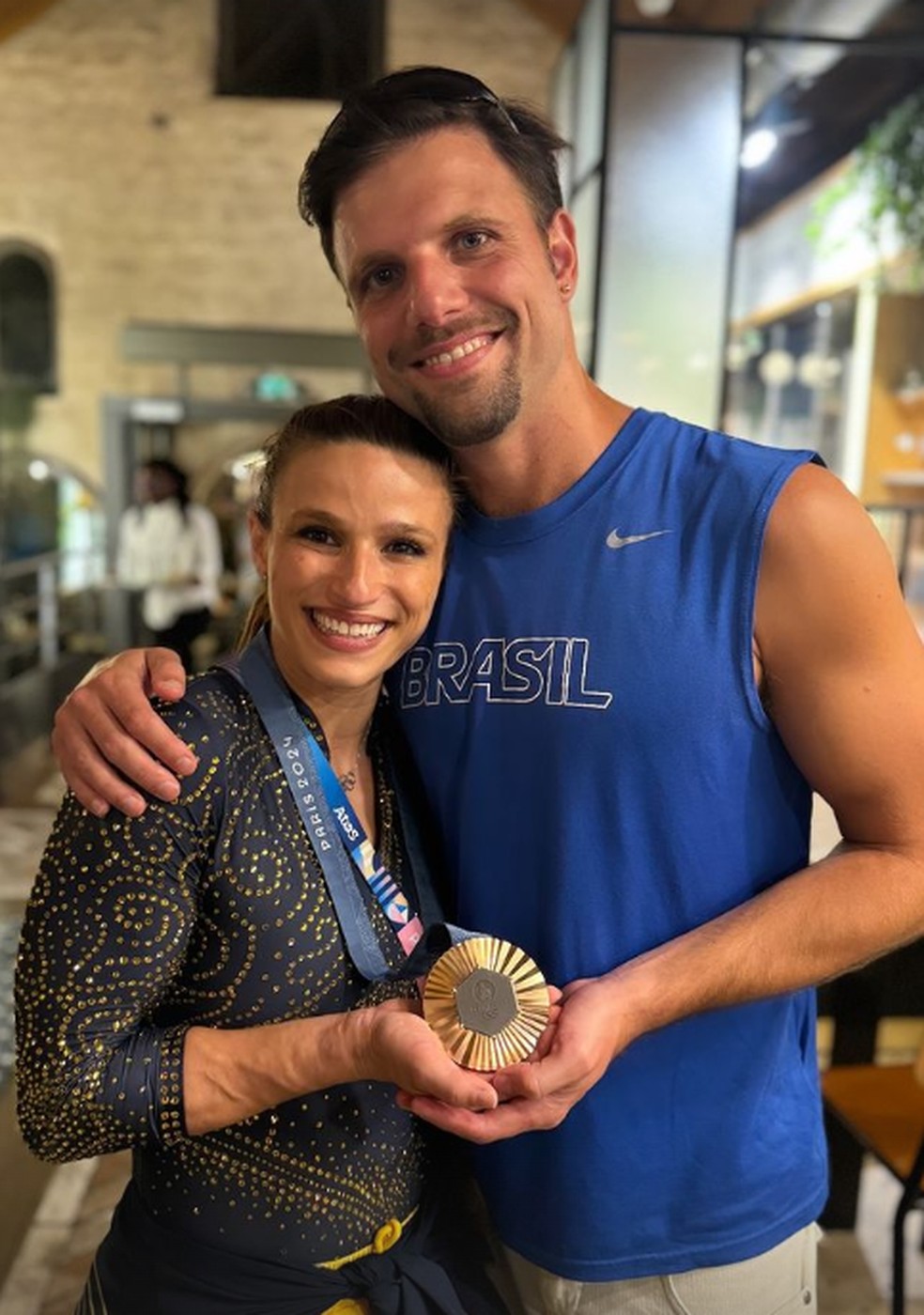 Noivo de Jade Barbosa parabeniza atleta por medalha de bronze nos Jogos ...