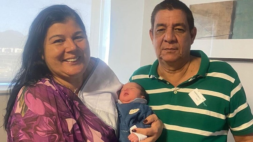 Nasce Vittorio, sexto neto de Zeca Pagodinho