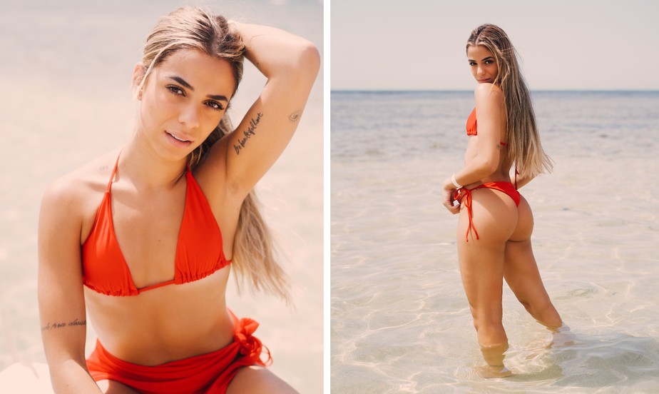 Key Alves surge de biquíni vermelho em seu primeiro ensaio para o OnlyFans desde o 'BBB 23 ...