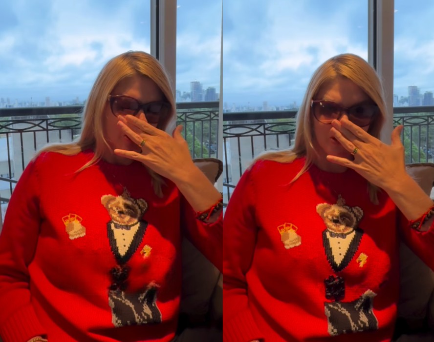 Emocionada, Val Marchiori revela diagnóstico de câncer de mama: 'Parece que o mundo está acabando'