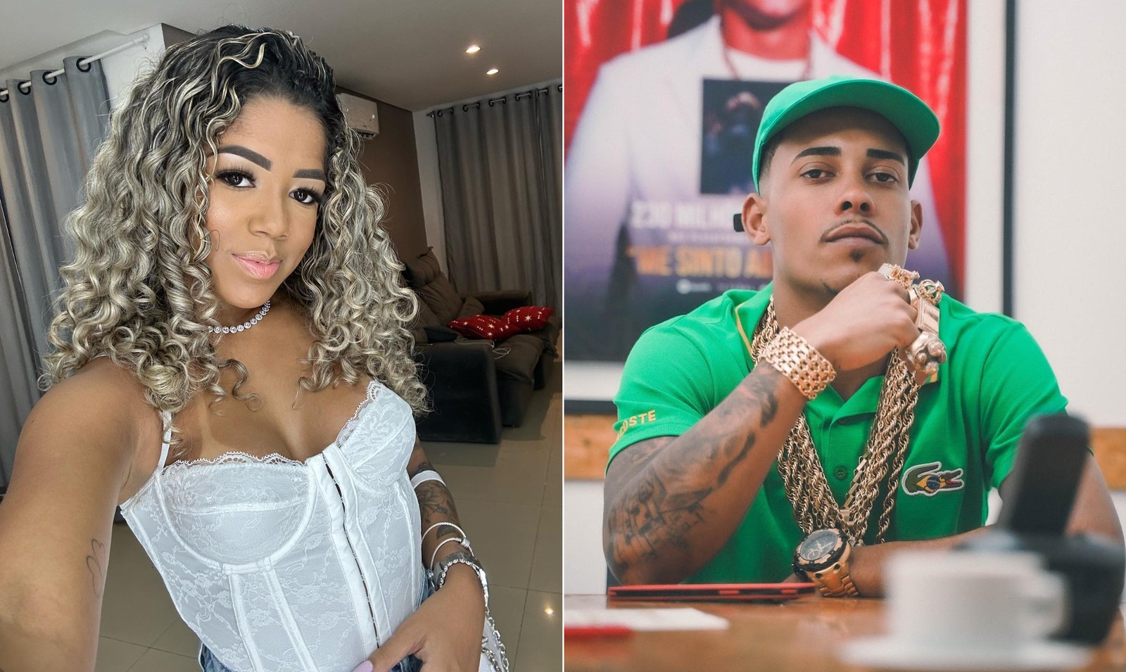 Mc Poze Posta Foto Do Início De Namoro Com Vivi Noronha Bem Antes Da Fama Recomeço