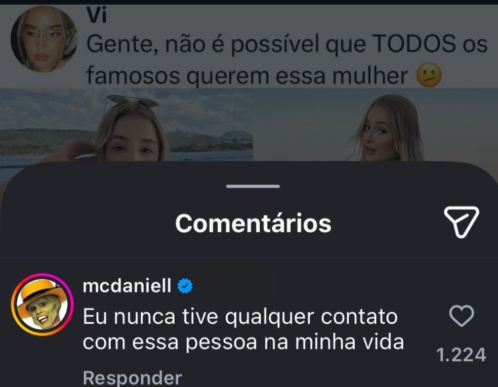MC Daniel reage a suposto affair com modelo envolvida em polêmica com ...
