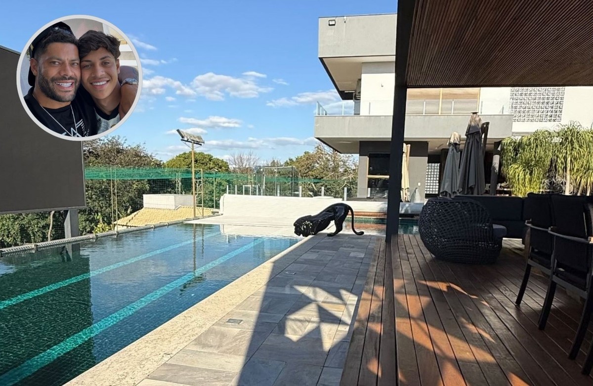 Filho de Hulk mostra mansão de R$ 6 milhões do jogador em Belo Horizonte